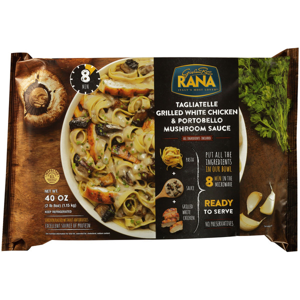 Costco Rana Tagliatelle Grilled White Chicken & Portobello Mushroom ...
