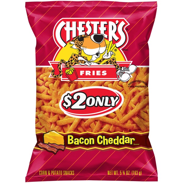 Chester's Bacon Cheddar Corn and Potato Sticks (5.5 oz) - Instacart