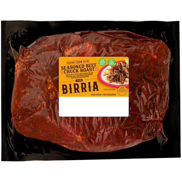 Fresh from Aldi Seasoned Beef Chuck Roast for Birria Same-Day Delivery ...