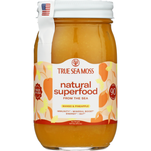 True Sea Moss Mango and Pineapple Sea Moss Gel Superfood Same-Day ...