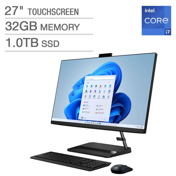 Costco Lenovo Windows 11 IdeaCentre All-in-One 13th Generation Desktop ...