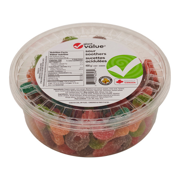 Giant Value Sour Soother Gummies Candy Same-Day Delivery | Giant Tiger