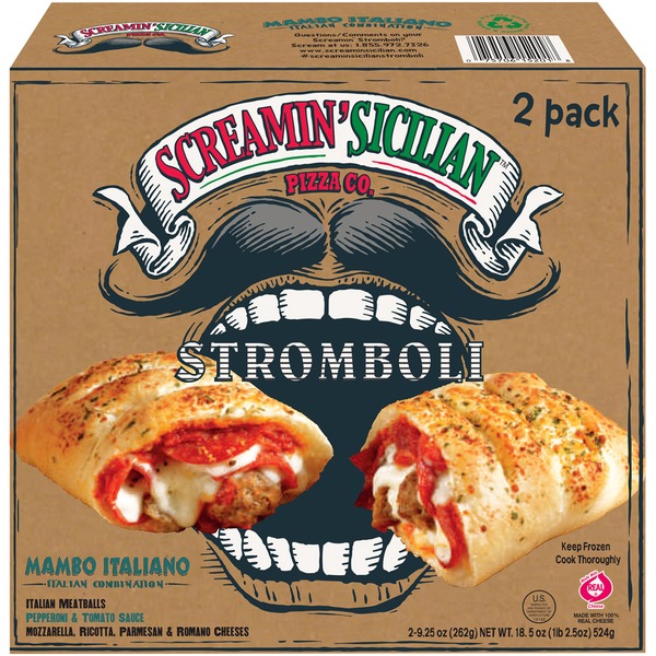Screamin' Sicilian Mambo Italiano Italian Combination Stromboli (9.25 ...