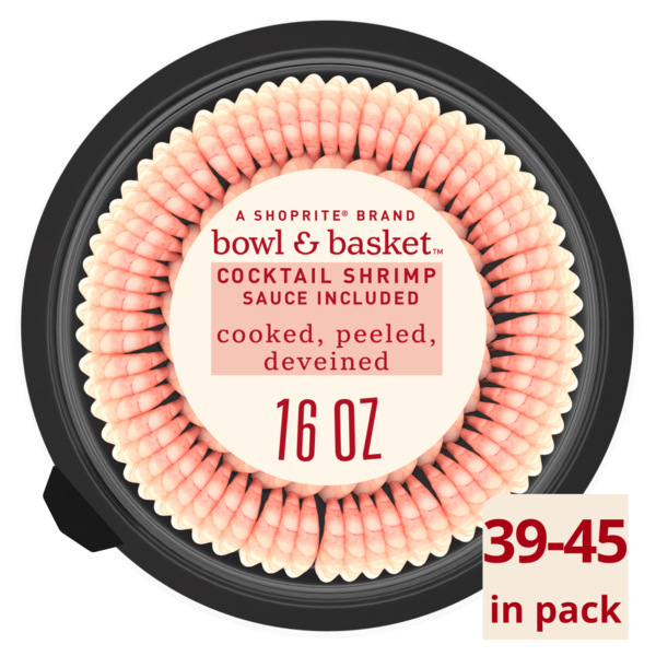ShopRite Bowl & Basket Thaw & Serve Cocktail Shrimp Same-Day Delivery ...