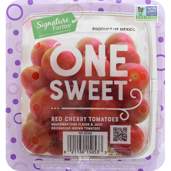 Safeway Signature Farms Cherry Tomatoes, Red, One Sweet Same-Day ...