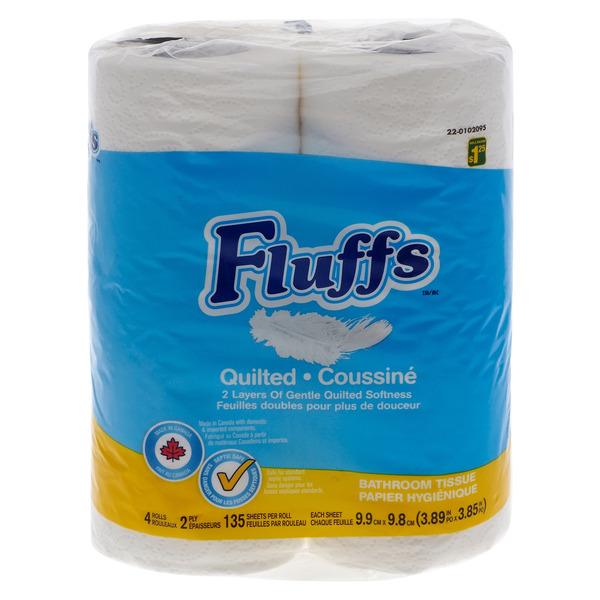 Fluffs Bathroom Tissue Same-Day Delivery | Dollarama