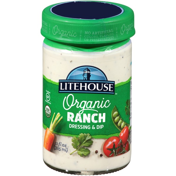 Litehouse Organic Ranch Dressing & Dip (11 fl oz) - Instacart