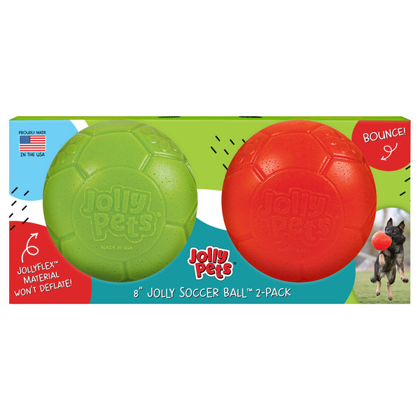 Jolly Pets Soccer Ball 8”, 2-pack Same-Day Delivery | Costco