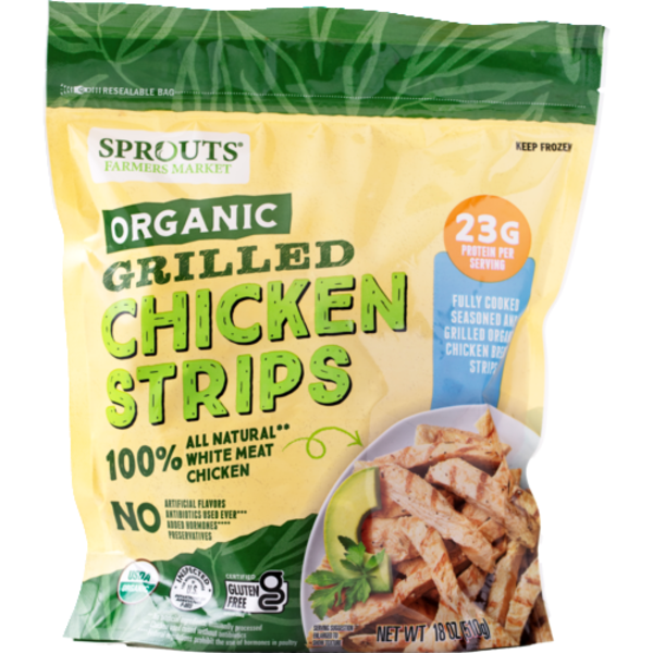 Sprouts Farmers Market Sprouts Organic Grilled Chicken Strips Same-Day ...