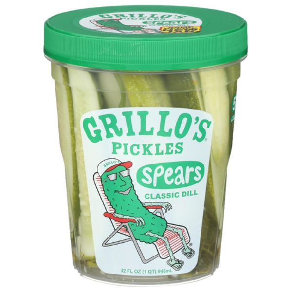 Sprouts Farmers Market Grillo's Pickles Italian Dill Spears Same-Day ...