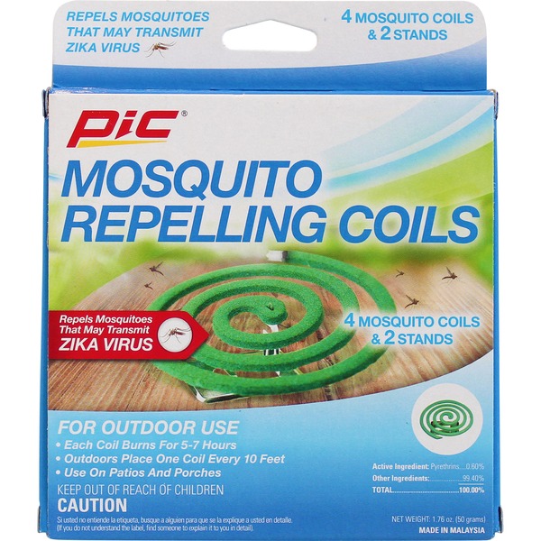 Pic Mosquito Repelling Coils (4 each) - Instacart