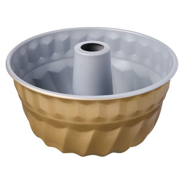 Crofton Small Baking Pan - Fluted Tube Pan, Gold Same-Day Delivery or ...