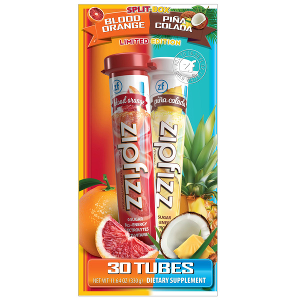 Zipfizz Peach Mango & Pink Grapefruit B12 Energy Drink Same-Day ...