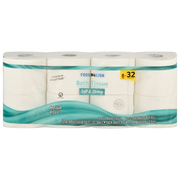 Food Lion Food Lion 2-Ply Mega Rolls Soft & Strong Bath Tissue Same-Day ...