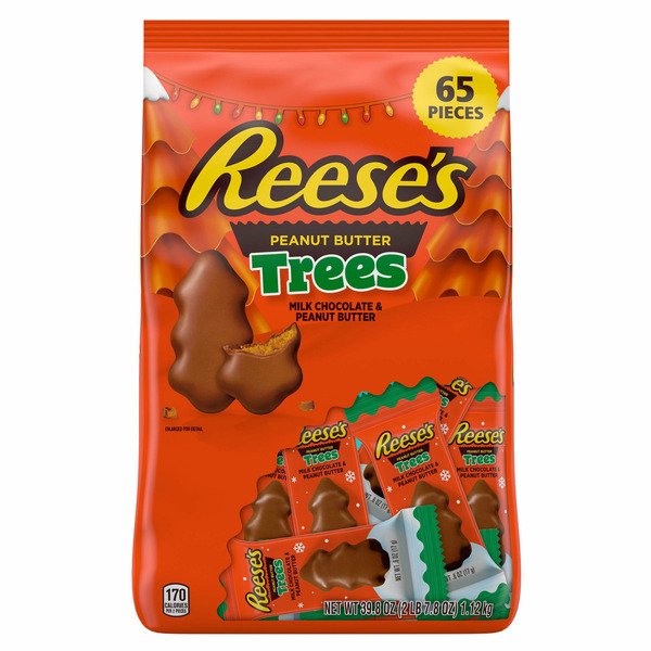 Reese's Milk Chocolate Peanut Butter Trees, Christmas Candy Bulk Bag ...