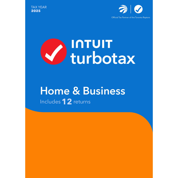 TurboTax Home & Business 2025 Tax Software, 12 Returns Same-Day ...