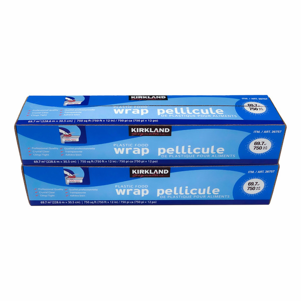 Costco Kirkland Signature 12" Plastic Food Wrap Same-Day Delivery ...