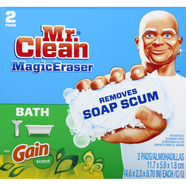 Mr. Clean Cleaning Pads, Household, with Gain Scent Same-Day Delivery ...