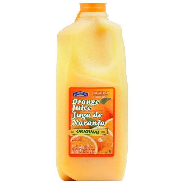 H-E-B Hill Country Fare Orange Juice From Concentrate Pasteurized ...