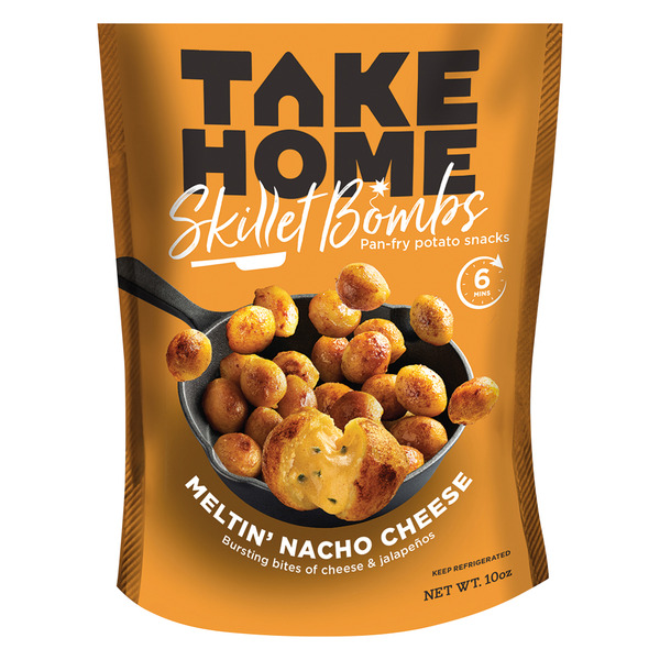 Take Home Potato Snacks, Meltin' Nacho Cheese, Pan-Fry Same-Day ...
