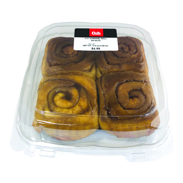 Cub 4 Count Cinnamon Roll Without Nuts Same-Day Delivery or Pickup | Cub