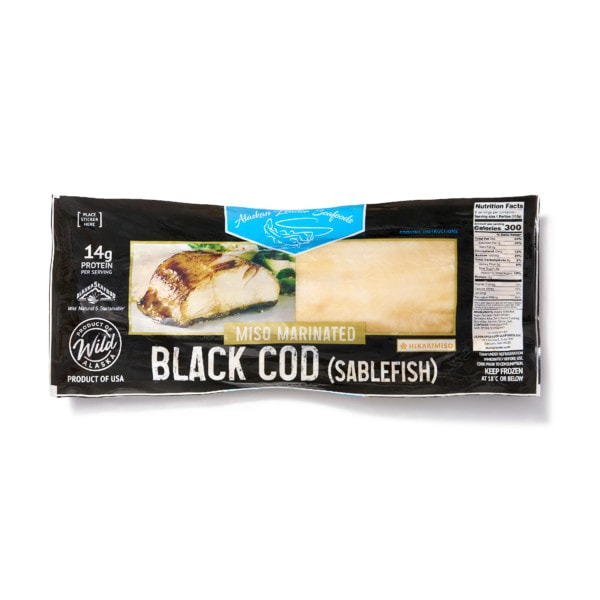 Alaskan Leader Seafood Wild Frozen Miso Marinated Black Cod Fillets ...
