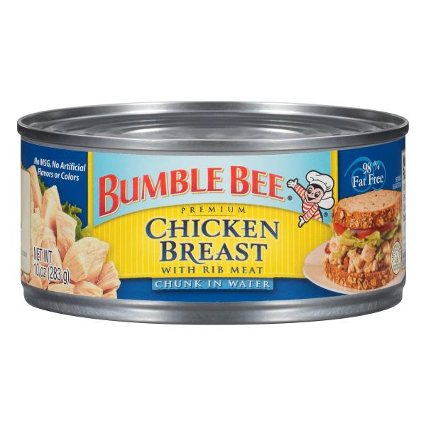 Bumble Bee Premium Chunk Chicken Breast with Rib Meat In Water Same-Day ...