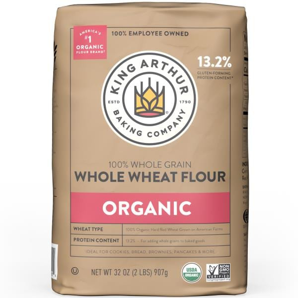 Publix King Arthur Baking Company 100% Organic Whole Wheat Flour, 100% ...