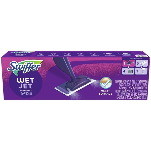 Swiffer WetJet Hardwood Floor Spray Mop Starter Kit (each) - Instacart