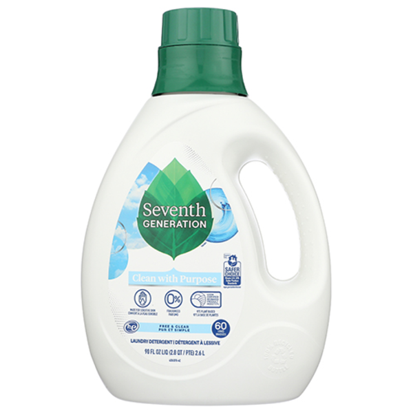 Seventh Generation Liquid Laundry Detergent Free & Clear Same-Day ...