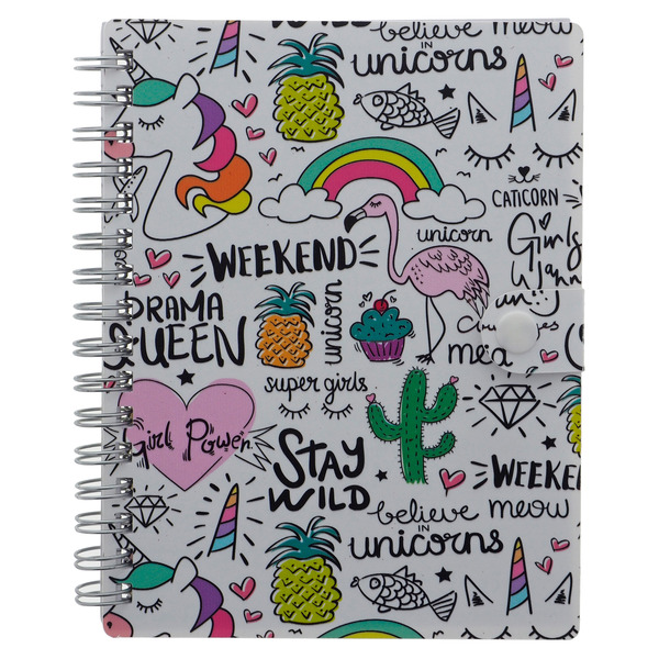 Plastic Printed Cover Mini Notebook Same-Day Delivery | Dollarama