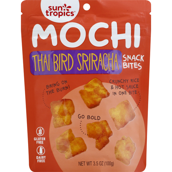 Sun Tropics Mochi Snack Bites, Thai Bird Sriracha (3.5 oz) - Instacart