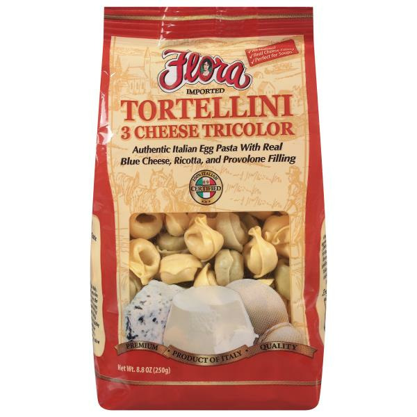 Flora Fine Foods Tortellini, 3 Cheese Tricolor Same-Day Delivery or ...