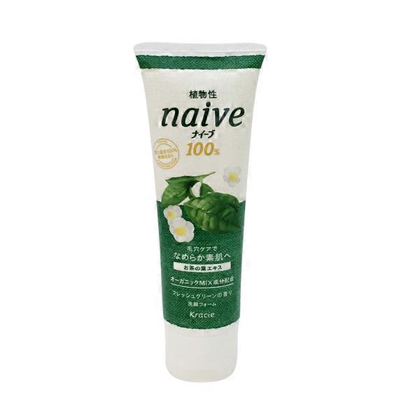 Naive Green Tea Facial Cleansing Wash Foam (3.88 oz) - Instacart