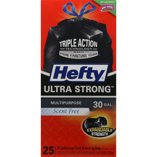 ShopRite Hefty Multipurpose Large Trash Drawstring Bags Same-Day ...