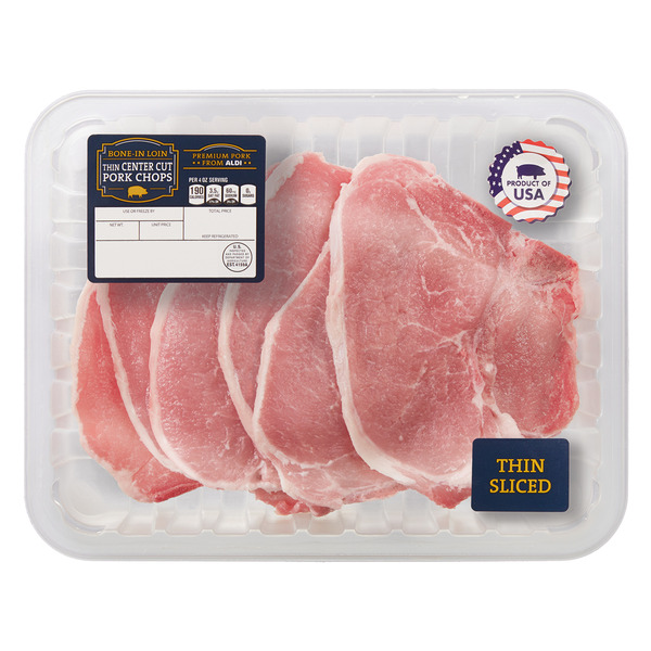 Thin Sliced Boneless Center Cut Pork Chops Same-Day Delivery or Pickup ...