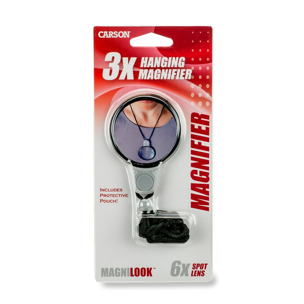 Kroger Carson Optical MagniFlex LED Lighted 3X Pendant Magnifier Same ...