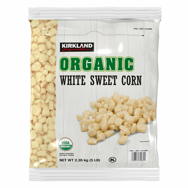Kirkland Signature Organic White Sweet Corn, 5 lbs Same-Day Delivery ...
