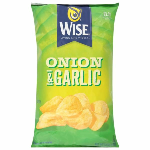 Wise Potato Chips, Onion & Garlic, Golden Potato Same-Day Delivery or Pickup | Publix