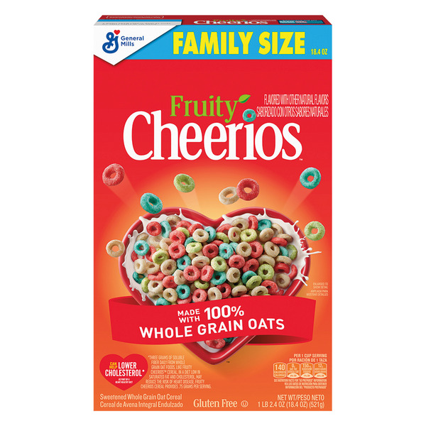 General Mills Fruity Cheerios Family Size Cereal Same-Day Delivery or ...