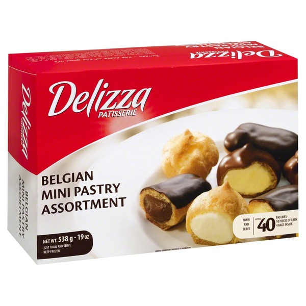 Delizza Mini Pastry, Belgian, Assortment (40 oz) - Instacart