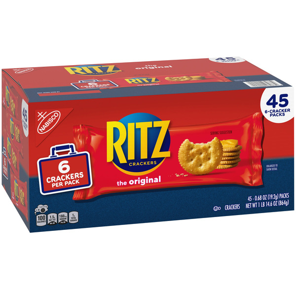 RITZ Crackers, Original, 0.68 oz, 45 ct Same-Day Delivery | Costco ...