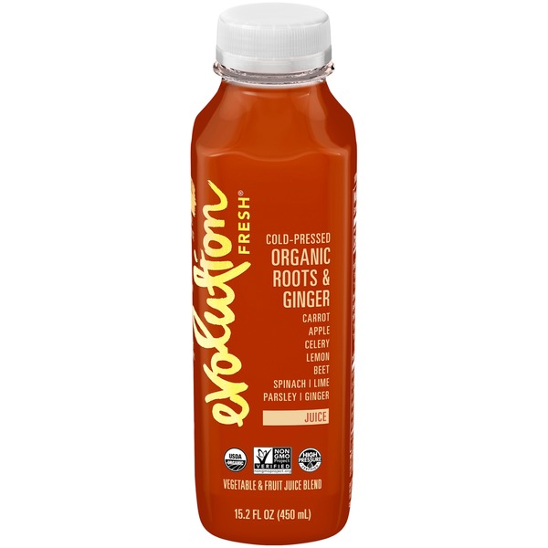 Evolution Fresh Cold-Pressed Organic Roots & Ginger (15.2 oz) - Instacart