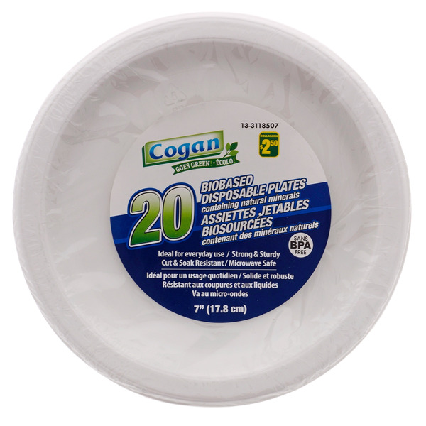 Cogan Plastic Plates Same-Day Delivery | Dollarama