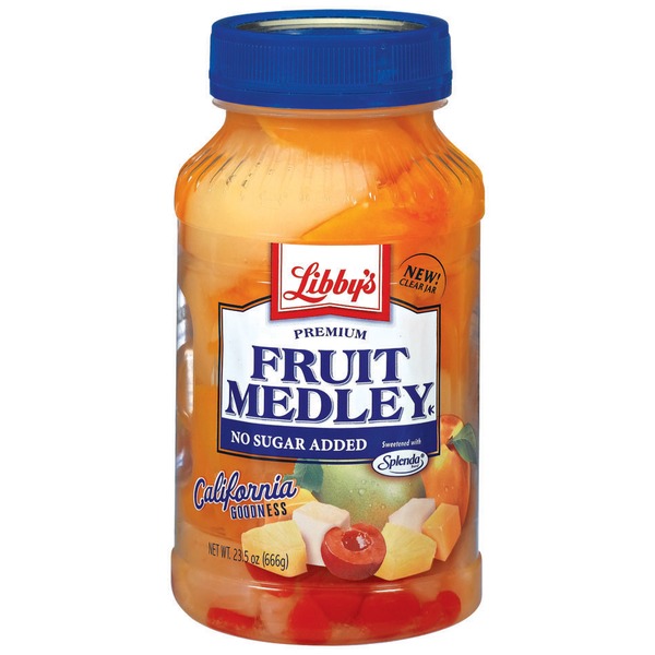 Libby's Premium No Sugar Added Fruit Medley (23.5 oz) - Instacart