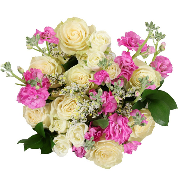 Ralphs Bloom Haus Classic Rose Bouquet - White Same-Day Delivery ...