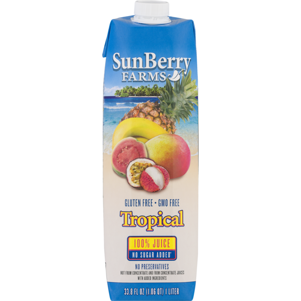 SunBerry Farms 100% Juice Tropical (33.8 fl oz) - Instacart