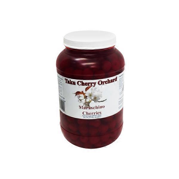 Taku Cherry Orchard Maraschino Cherries Extra Large Without Stem 1 Gal