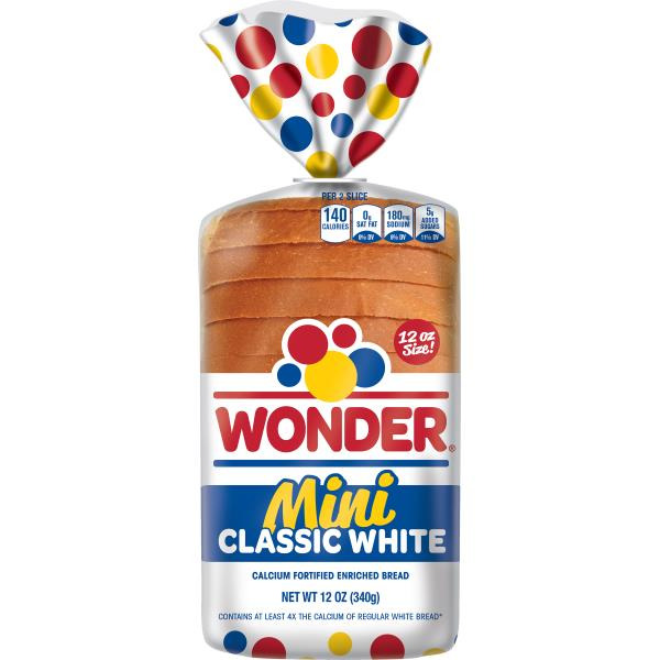 Wonder Bread WHITE MINI LOAF Same-Day Delivery or Pickup | Publix