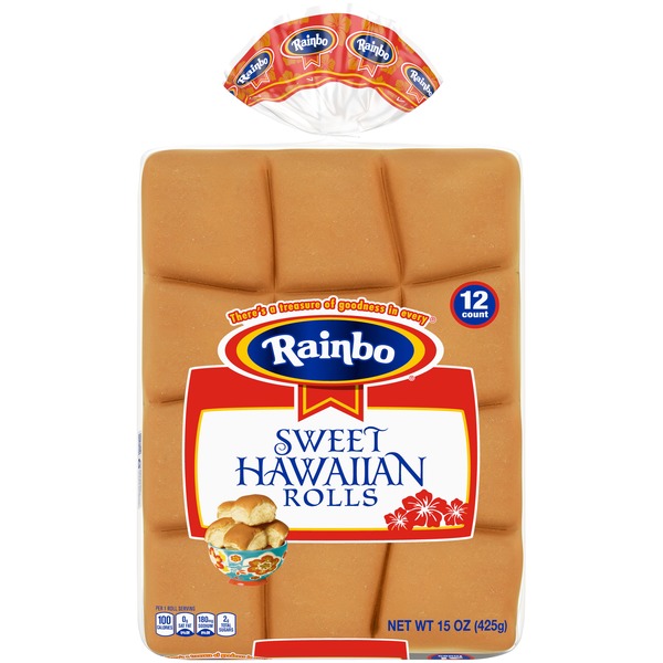 Rainbo Sweet Hawaiian Rolls (15 oz) - Instacart